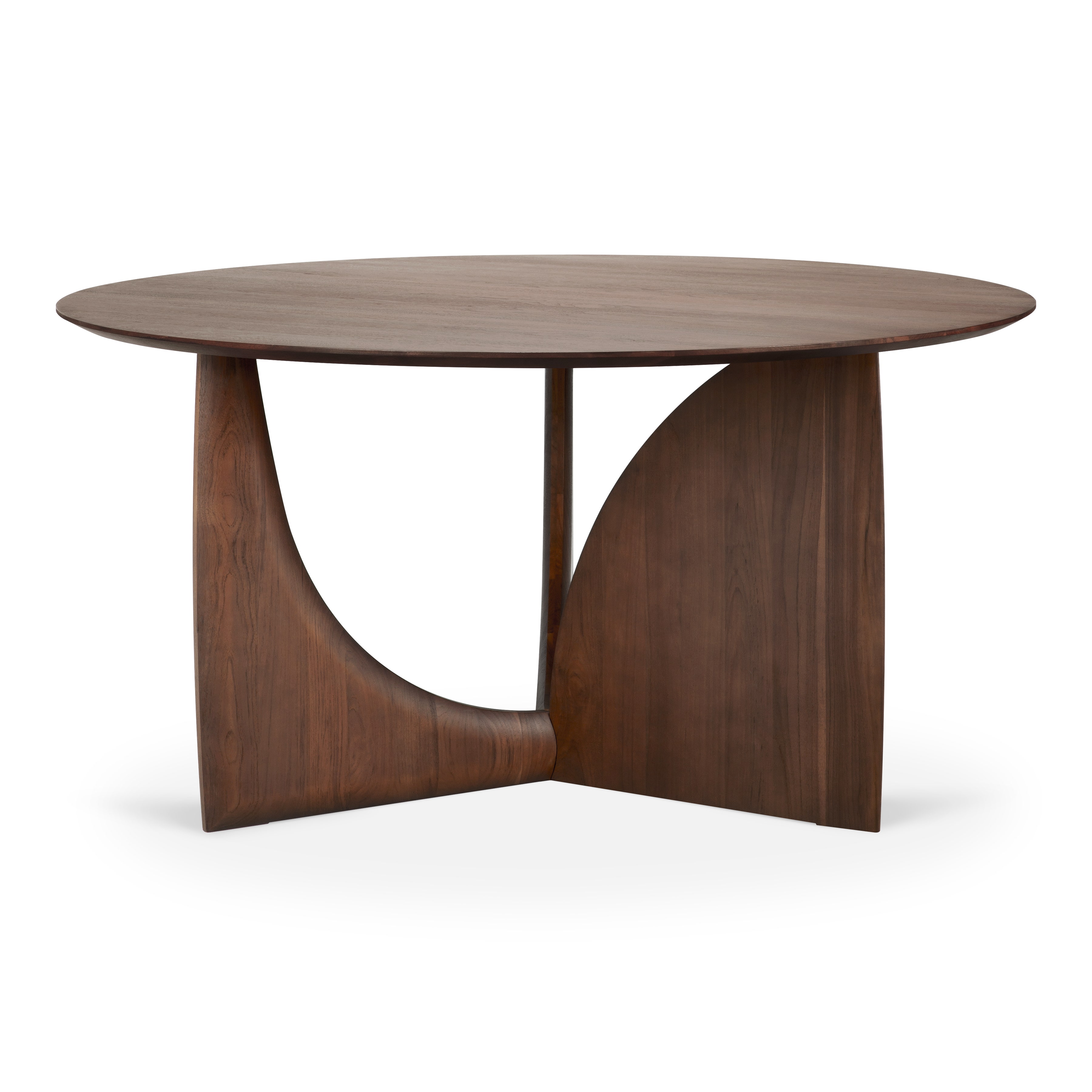 Ethnicraft Geometric Round Dining Table