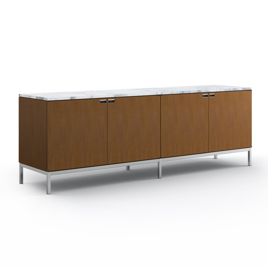 Knoll Florence Knoll Credenza - Four Position (Four Storage Cabinets ...