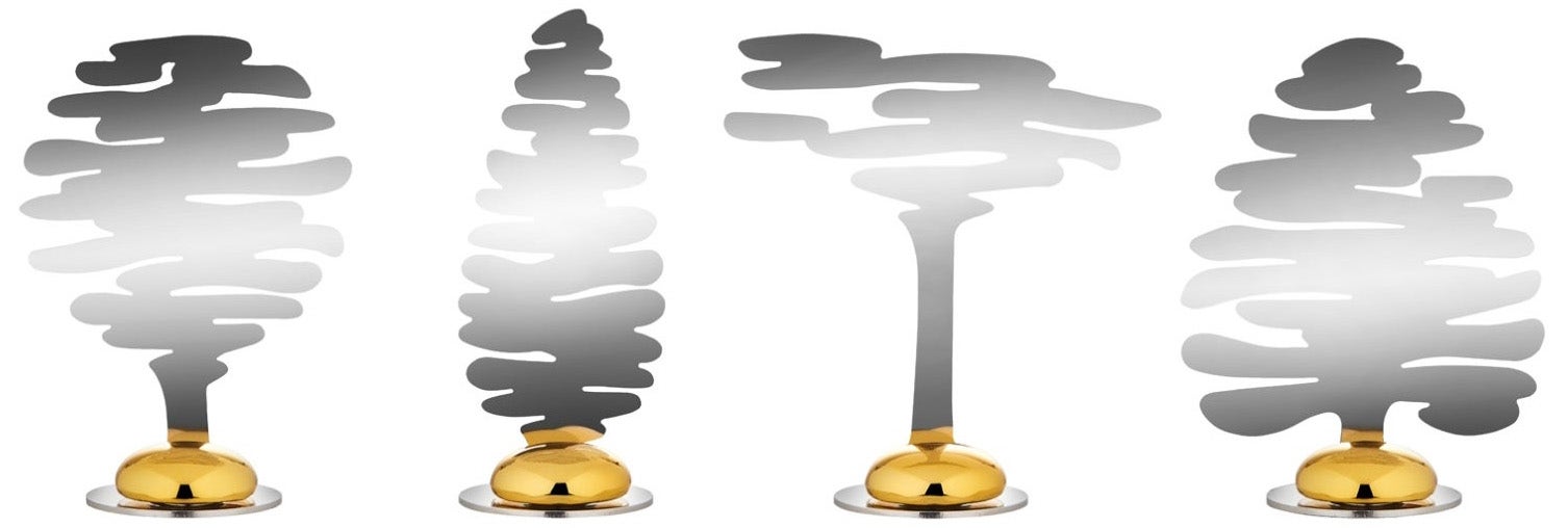Alessi BM18S4 Barkplace Tree Place Marker (Set of 4)