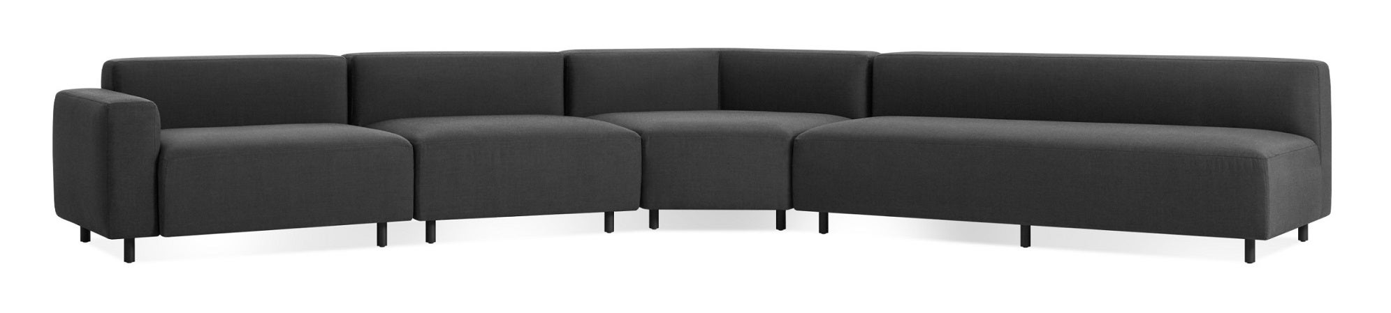 Blu Dot 9 Yard Outdoor Angled Small Sectional Sofa