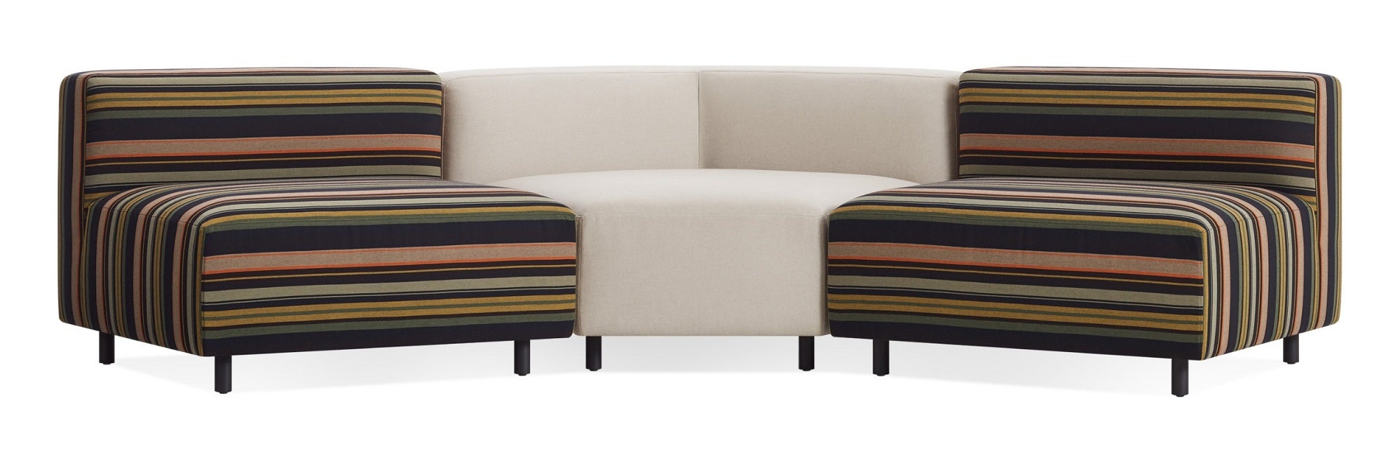 Blu Dot 9 Yard Outdoor Angled Small Sectional Sofa