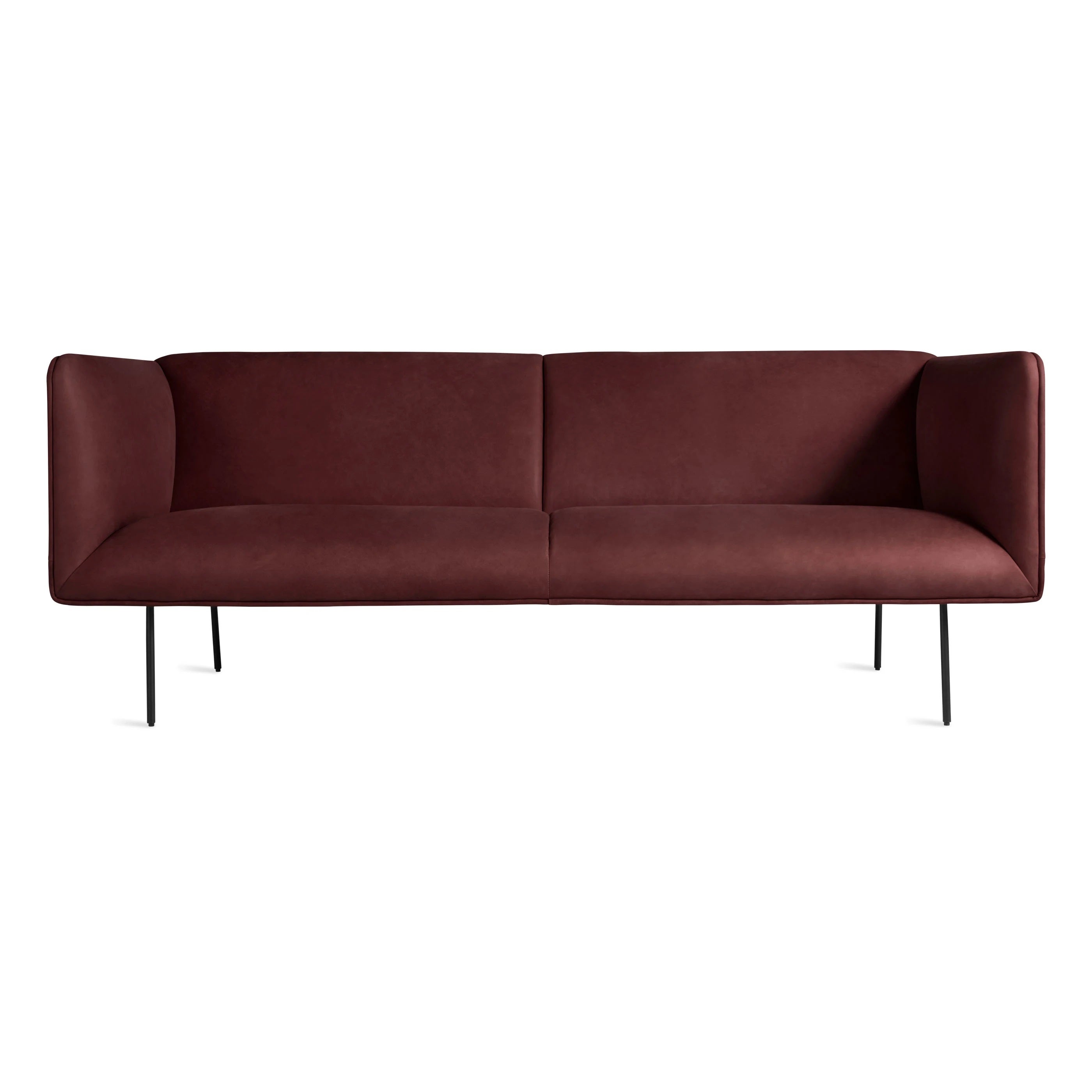Blu Dot Dandy 86 Inch Leather Sofa