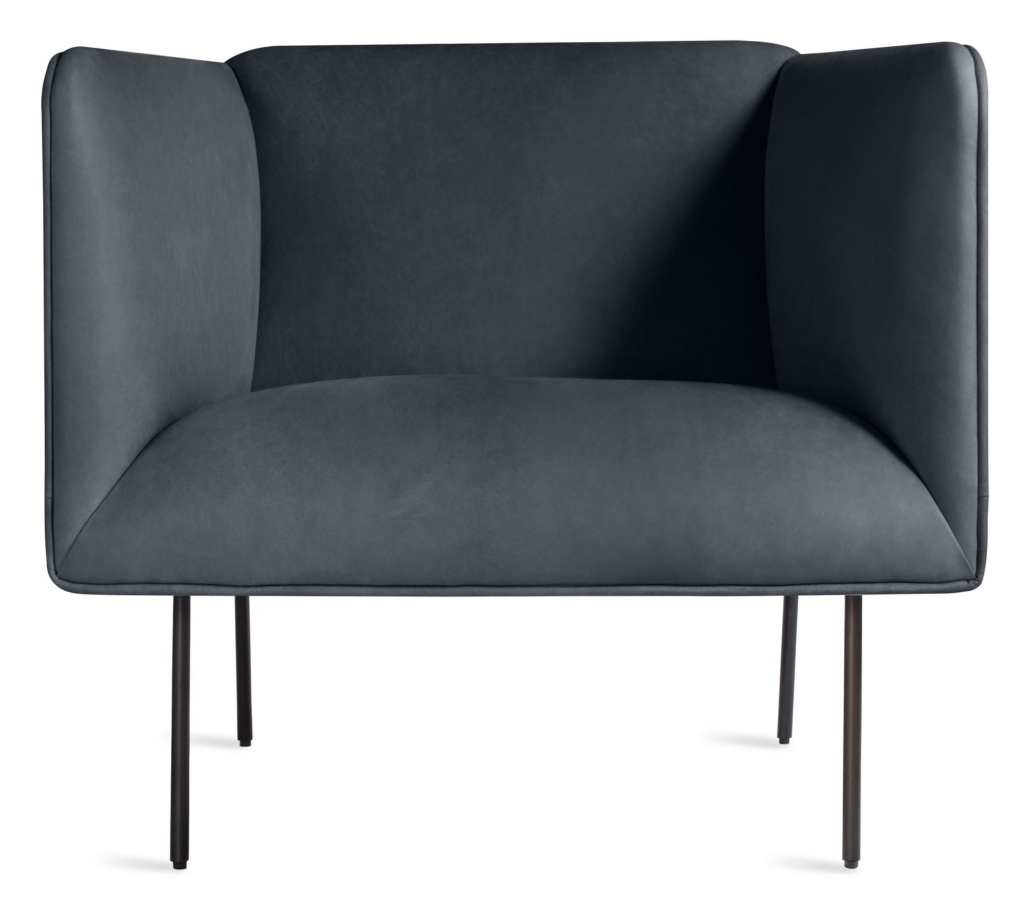 Blu Dot Dandy Leather Lounge Chair