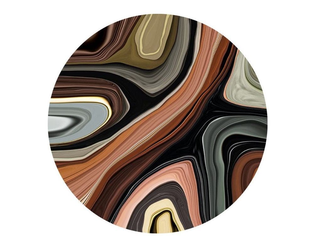 Moooi Liquid Layers Agate Round Carpet