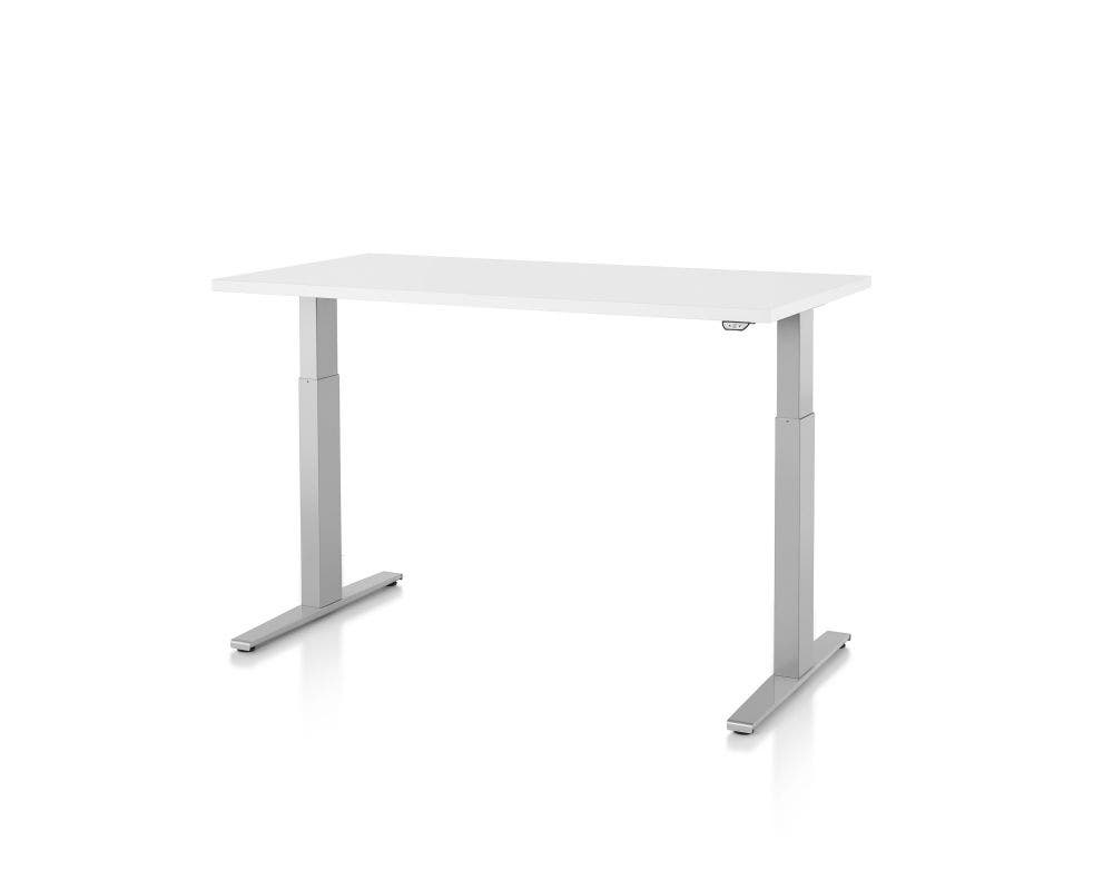 Herman Miller Motia Sit-to-Stand Rectangular Table T-Foot