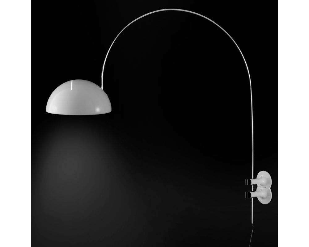 Oluce Coupe Arched Wall Lamp