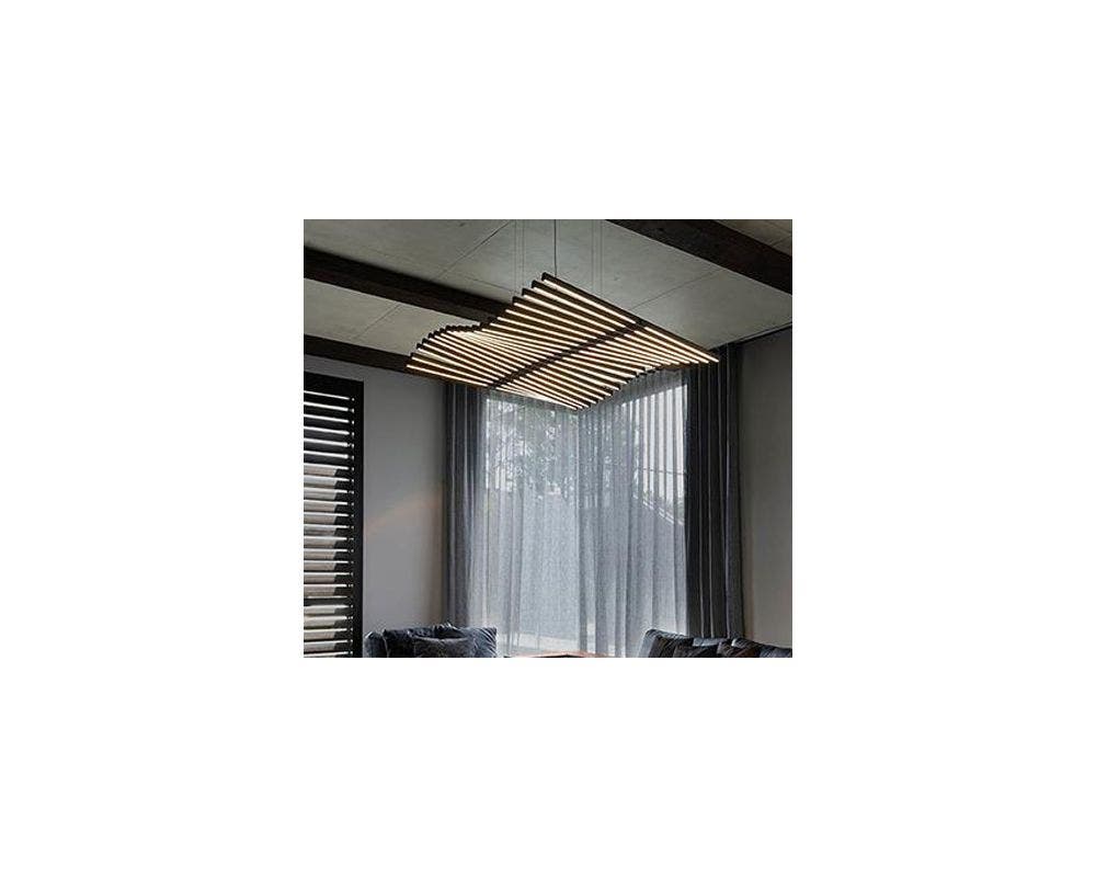 Vibia Rhythm 2121 20-Strip Horizontal Down Pendant Lamp