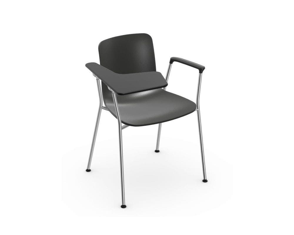 Vitra HAL RE Tube Armchair with Writing Tablet