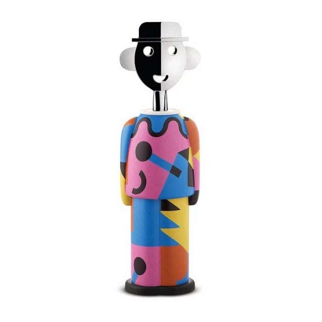 Alessi AAM23 R Alessandro M. Corkscrew - Red and White