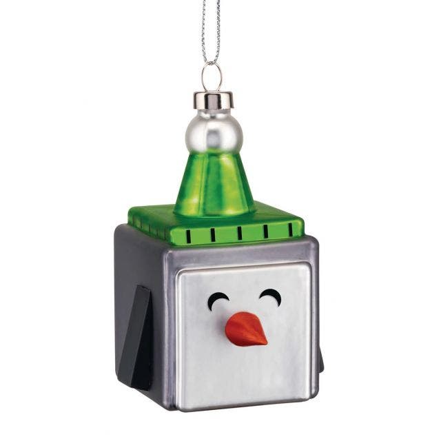 Alessi GJ02 1 Santa Cube Christmas Ornament