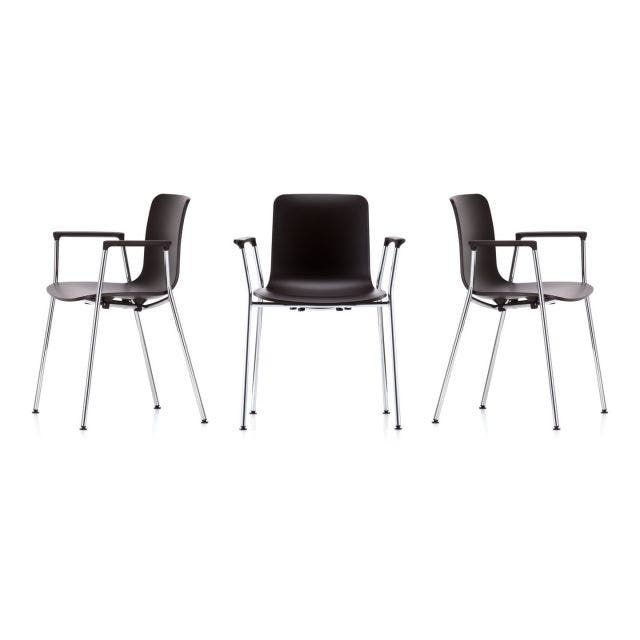Vitra HAL RE Tube Armchair with Writing Tablet