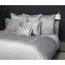 Signoria Platinum Sateen Duvet Cover with Button Closure