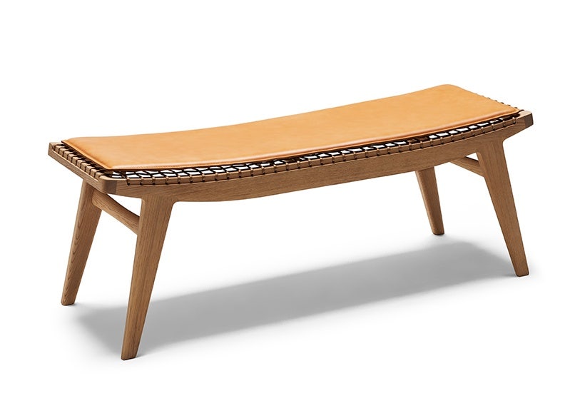 Knoll Klismos Bench