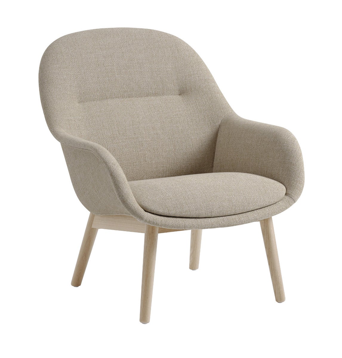 Muuto Fiber Wood Base Lounge Armchair