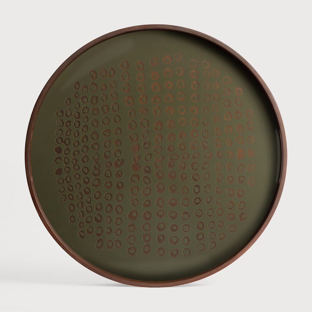 Ethnicraft Second Nature Tray Round